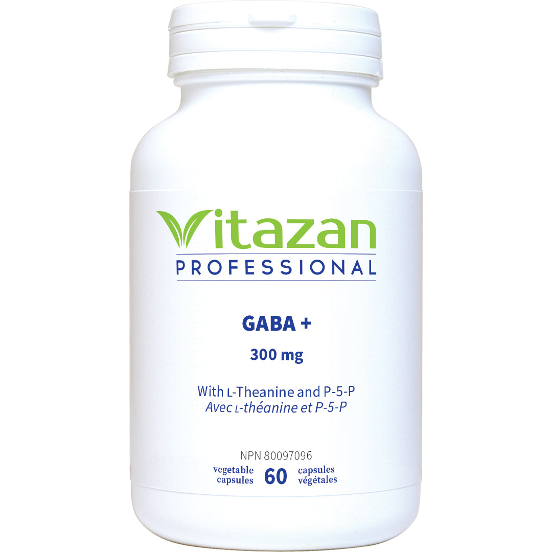 GABA+ 300 MG + L THEANINE 125 MG + P5P 10MG 60 CAPSULES – EMEDICA